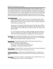201 S20 Exam Review Topics Pdf MART 201 Final Exam Review Topics The