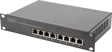 DIGITUS DN 80114 Switch 8 Poort Gigabit Ethernet Bei Reichelt Elektronik