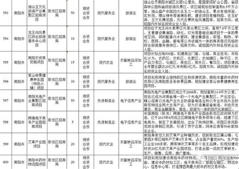 總投資1100億南陽將徹底爆發招商引資項目名單公布 每日頭條