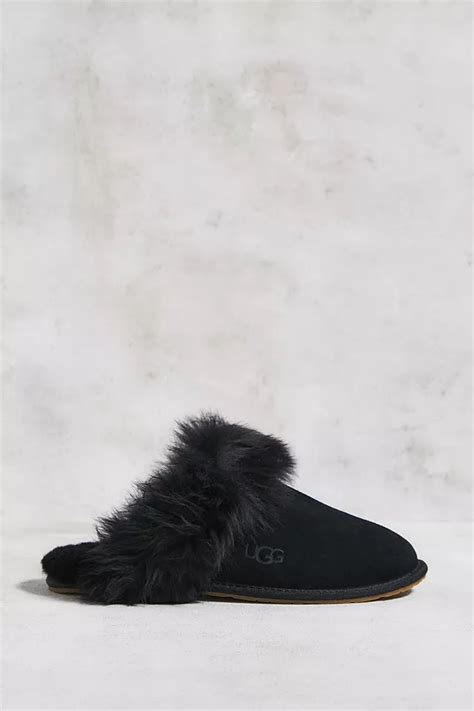 Ugg Black Scuff Sis Slippers Urban Outfitters Uk