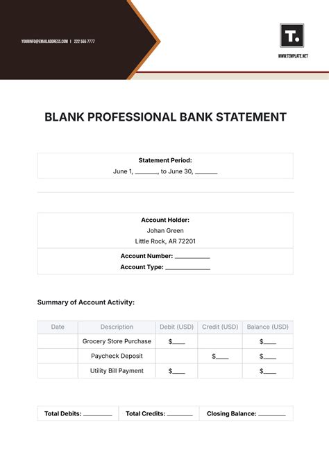 Free Blank Employee Statement Template To Edit Online