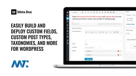 Meta Box The Best Wordpress Plugin Framework For Wordpress Custom Fields Custom Post Types