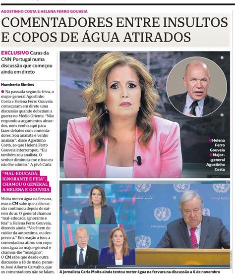 Após ter atirado copo de água à cara do major general Helena Ferro
