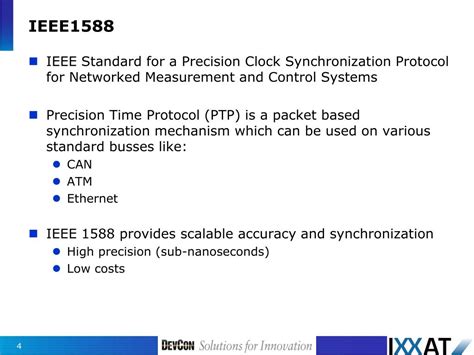 Ppt Id 220c Synchronize Distributed Controllers Within Nanoseconds Using Ieee1588 Over