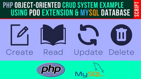 Github Saeedkohansalphp Oop Crud Pdo Mysql Script I Will Teach You How To Create A Php
