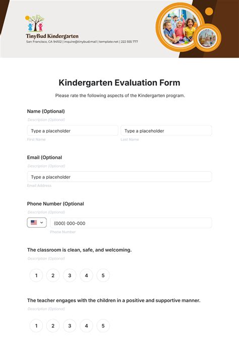 Free Kindergarten Templates To Edit Online