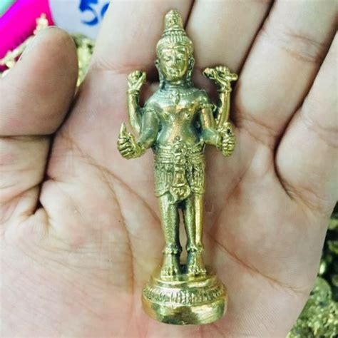พระนารายณ์ ศิลปะแบบเขมรโบราณ ทองเหลือง Shopee Thailand