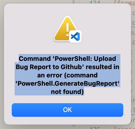 Command `powershellgeneratebugreport` Not Found · Issue 3878 · Powershellvscode Powershell