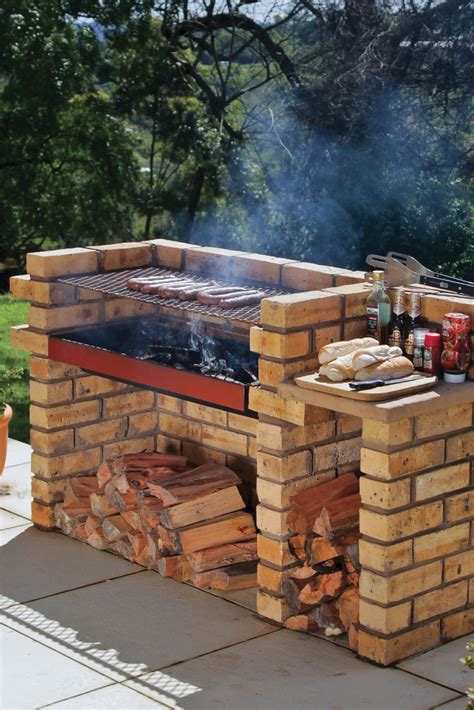 Take Your Braaiing To The Next Level With This Diy Built In Braai