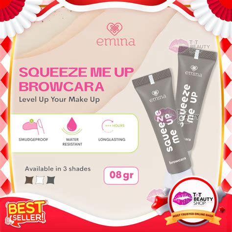 Jual EMINA Squeeze Me Up Browcara Brow Mascara TnT Beauty Shop