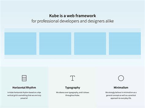 Kube Web Framework For Developers And Designers Freebiesbug