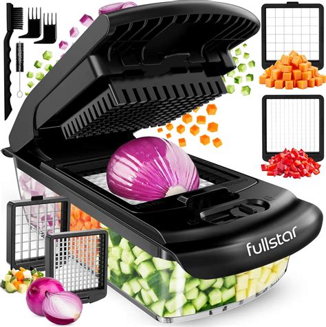 Fullstar Pro Original Chopper Vegetable Chopper And Cutter 2 Blades