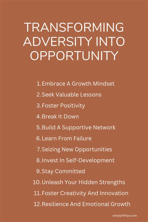 Turning Adversity Into Opportunity Is A Path To Success