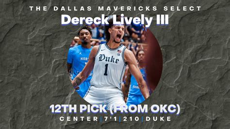 Dallas Get To Know Dereck Lively Ii