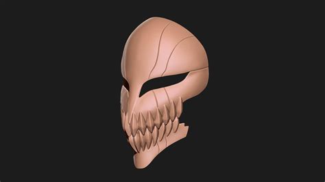 Kurosaki Ichigo Bleach Hollow Mask D Model By Blackstar