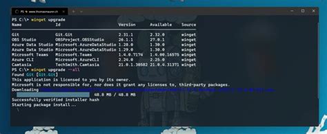 Getting Started With Windows Package Manager WinGet Thomas Maurer