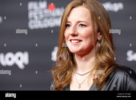 Actress Annika Grunert Middle Portrait Friendly Laughing On The