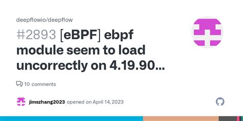 Ebpf Ebpf Module Seem To Load Uncorrectly On V Ky Aarch Issue