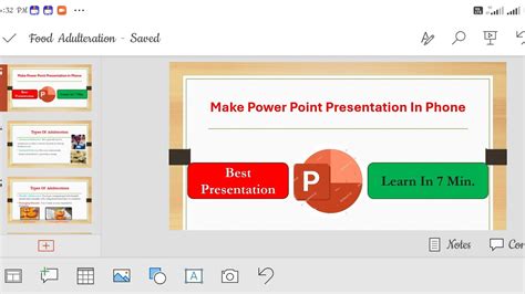 Make Power Point Ppt In Mobile Phone Main Ppt Banaye Youtube Success Presentation Youtube