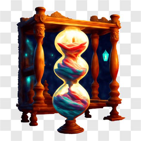 Download Colorful Hourglass Decoration Png Online Creative Fabrica