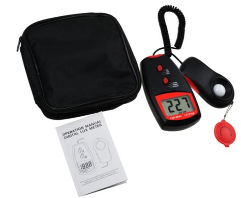 Digital Light Lux Meter Luxmeter 0~100 000 With Selectable Range And Tes