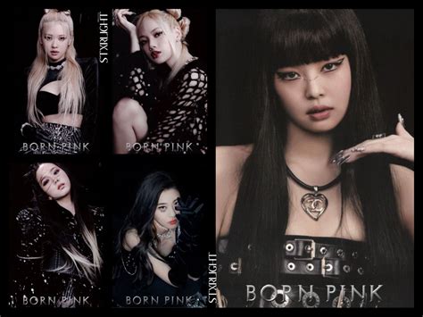 Blackpink Born Pink Black Ver Roupas Kpop Roupas Cartazes Gráficos