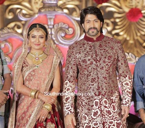 Yash And Radhika Pandits Wedding Reception And Mehendi Photos South