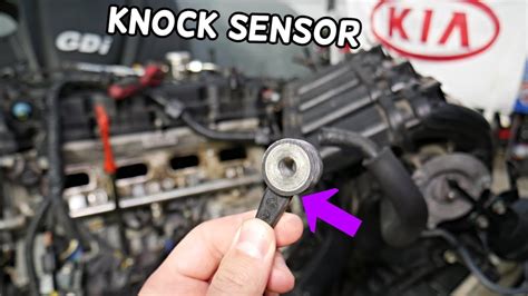 KNOCK SENSOR REPLACEMENT LOCATION KIA SORENTO KIA SPORTAGE YouTube