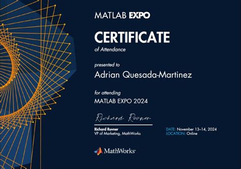 Adrian Quesada Martinez On Linkedin Matlabexpo2024 Matlab Yohablomatlab