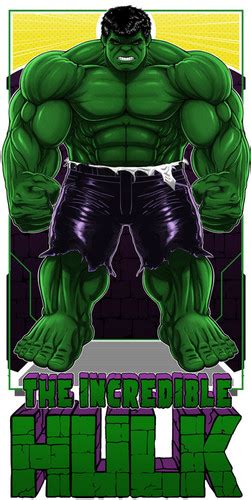 Hulk Impact Series 14x30 Standard Texture Print Terry Huddleston Art
