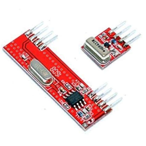 Buy Rf Ask Module Wireless Transmitter Receiver Pair 433 434 Mhz