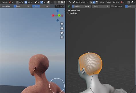 Rendering Viewing Hair In Rendered Mode Whilst In Particle Edit
