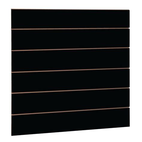 Panneau Rainuré R20 L120xp120cm épaisseur 18mm Noir Retif