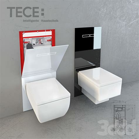 TECE - Унитаз и Биде - 3D Модель