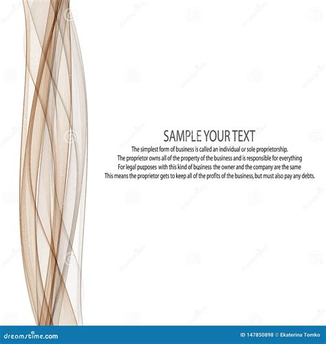 Brown Vector Abstract Wave Curve Line Eps 10 Stock Vector Illustration Of Medicine Line