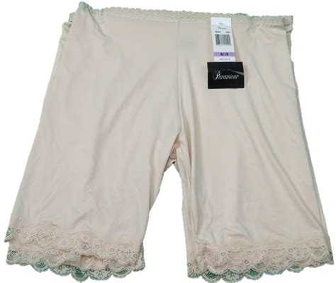Paramour Womens Plus Size Panties Long Leg With Lace Atlantic Hosiery
