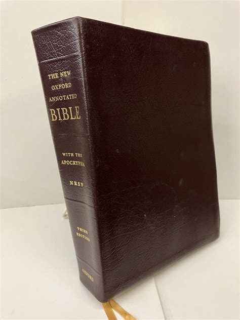 The New Oxford Annotated Bible New Revised Standard Michael D