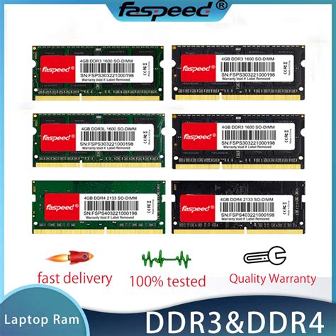 Faspeed Ddr3 Ddr3l Ddr4 Ram 4gb 8gb 16gb 1333 1600 2400 2666 3200mhz
