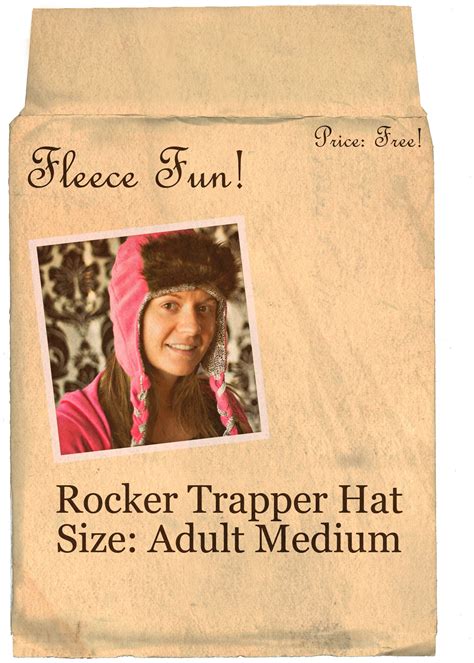 Printable Trapper Hat Pattern