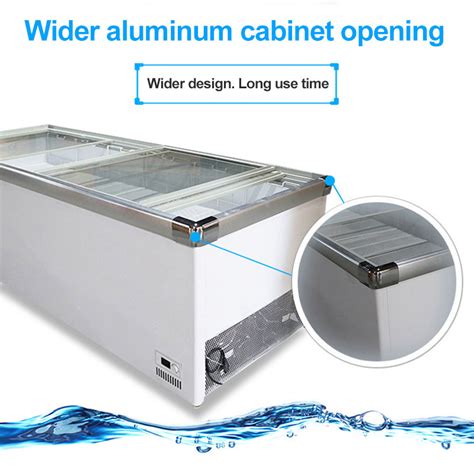 Commercial Euro Island Snack Display Cabinet China Freezer And