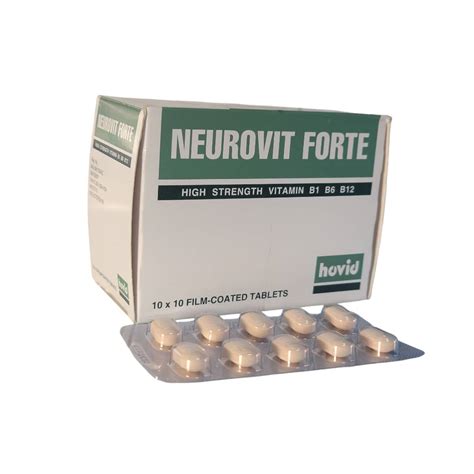 Neurovit Forte High Strength Vitamin B1 B6 B12 10 × 10 Film Coated