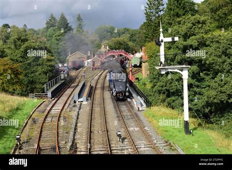 Lner Class A4 Pacific No 60007 Sir Nigel Gresley At Goathland Station On The North Yorkshire