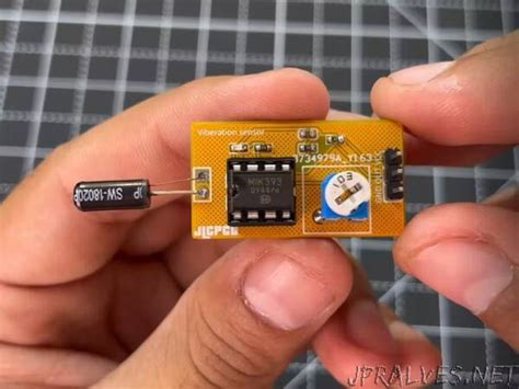 DIY Vibration Sensor Using OP Jpralves Net
