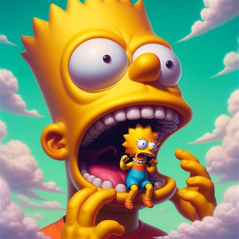 Bart And Lisa Simpson Ai Generated By Joshuaecw21985 On Deviantart