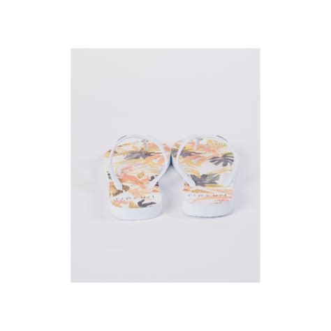 Rip Curl Sunset Waves White Thong On