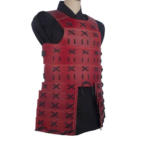 Samurai Armor Cuirass Blackred