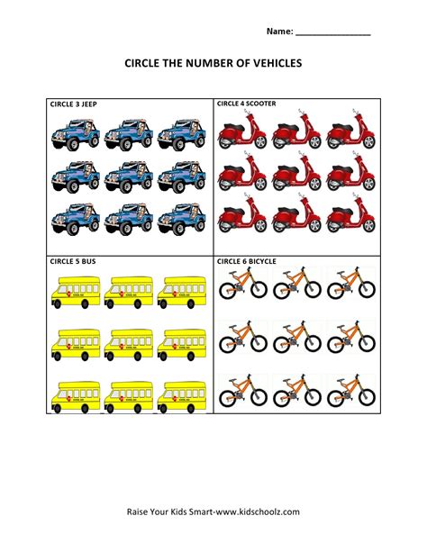 Free Counting Cars Worksheet Download Free Counting Cars Worksheet Png Images Free Worksheets