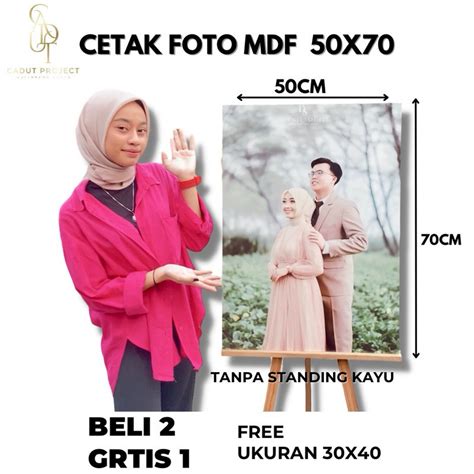 Jual Hj M Cetak Foto Mdf X Wedding Sign Cetak Foto Keluarga Media Mdf Walldecor