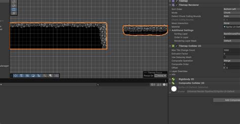 Tilemap Collider Adapts To Sprite Shape How To Keep It Flat Unity Engine Unity Discussions