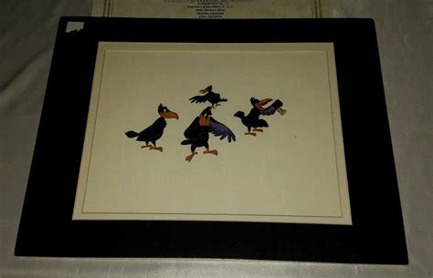 Original Authentic Winnie The Pooh Crows Production Cell Coa Disney 1977286014
